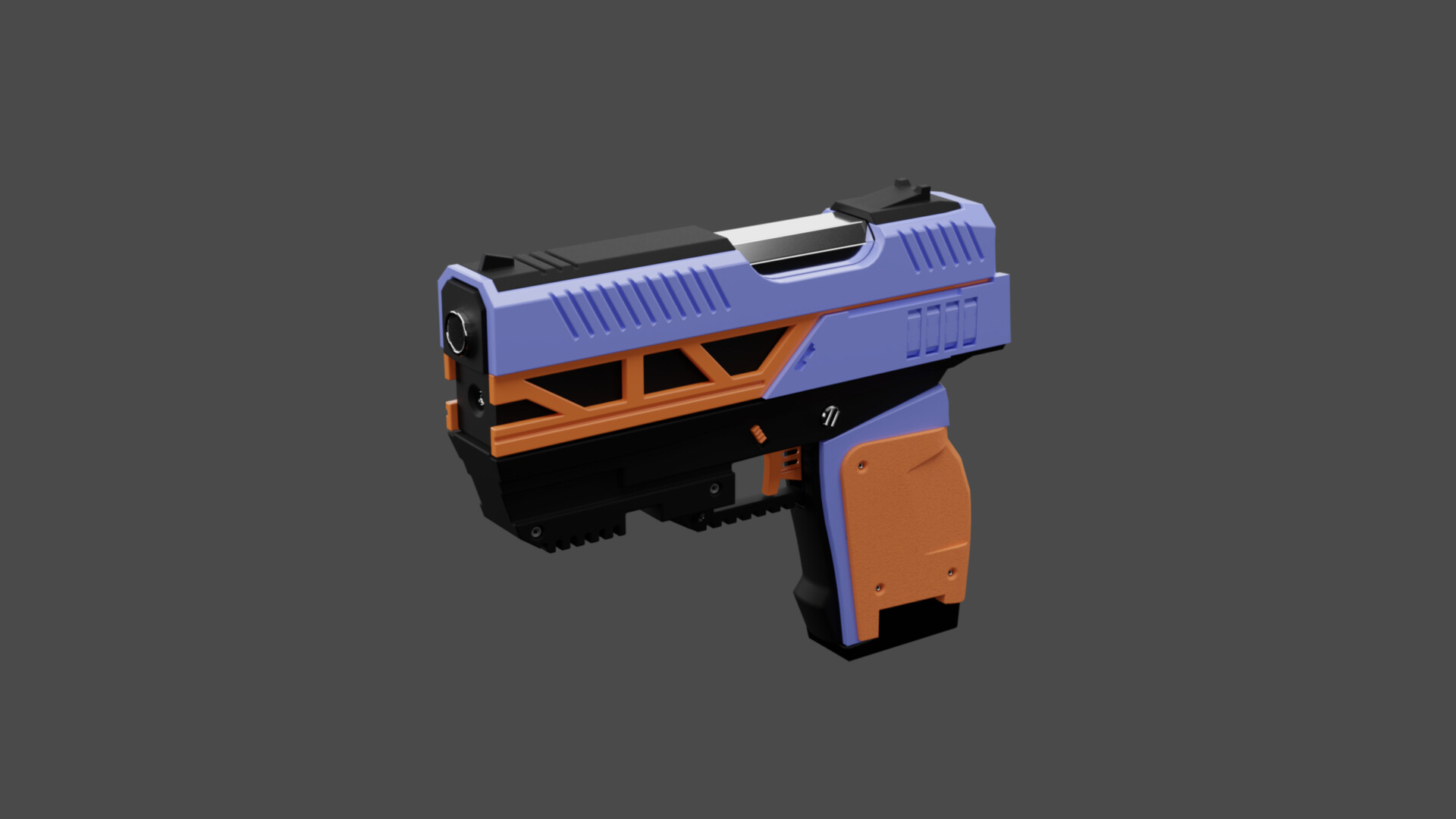 ArtStation - Mech Hand Gun 001