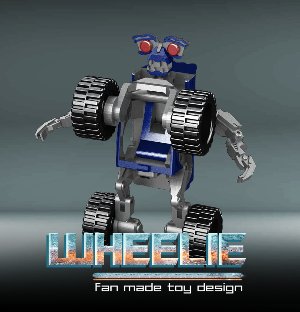 ArtStation - Wheelie - Fan Made Toy Design