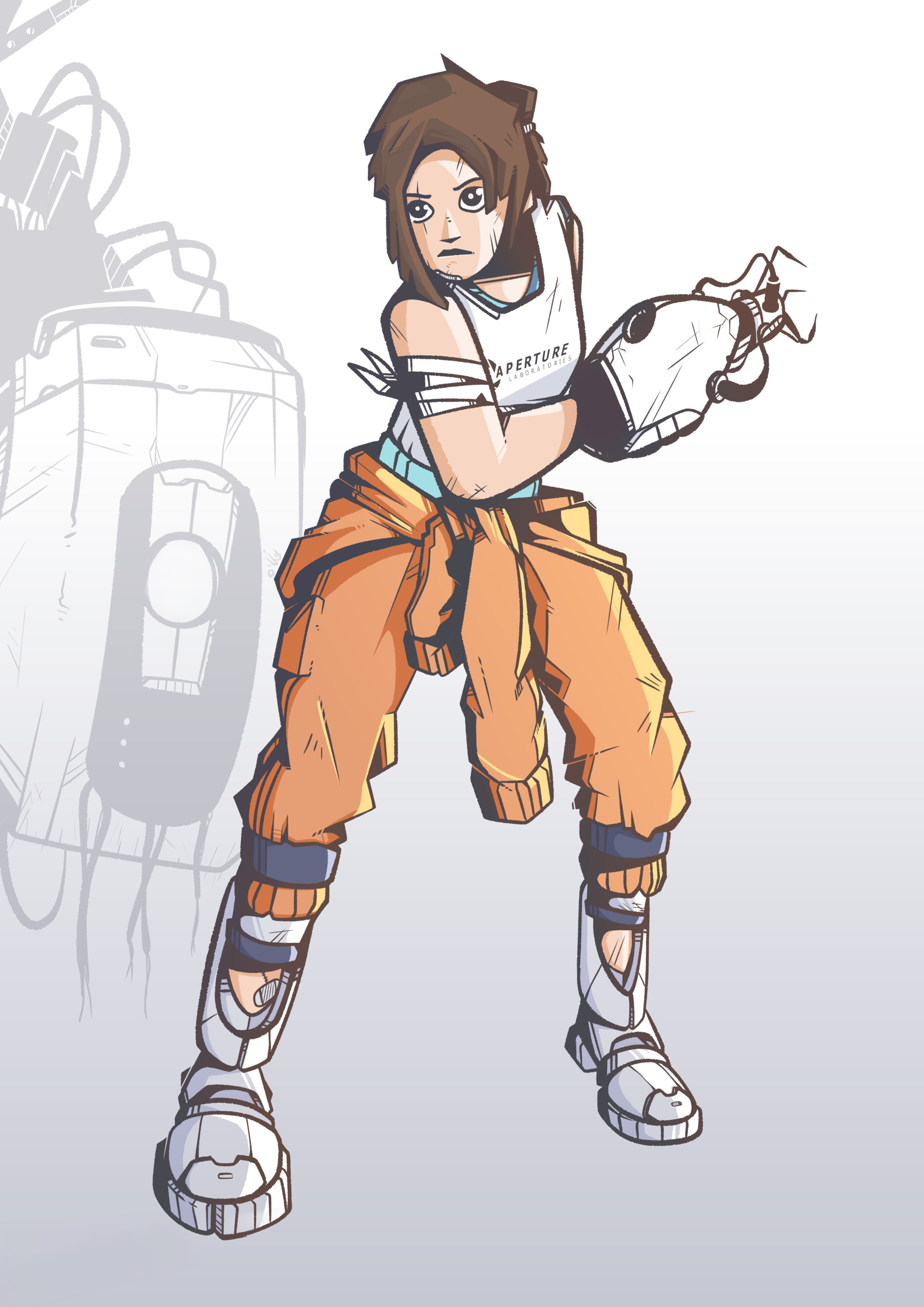 ArtStation - Portal - Chell