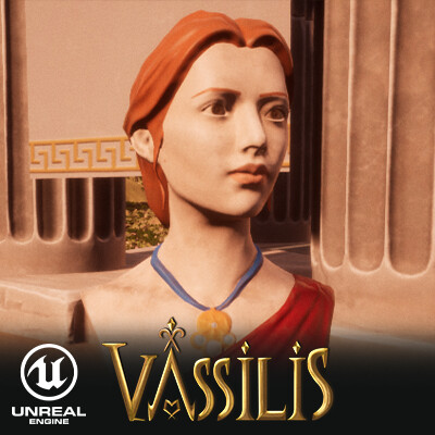 ArtStation - Chioné Statue - VASSILIS