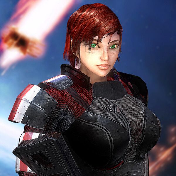 ArtStation - Commander Shepard (Female), Fan Art