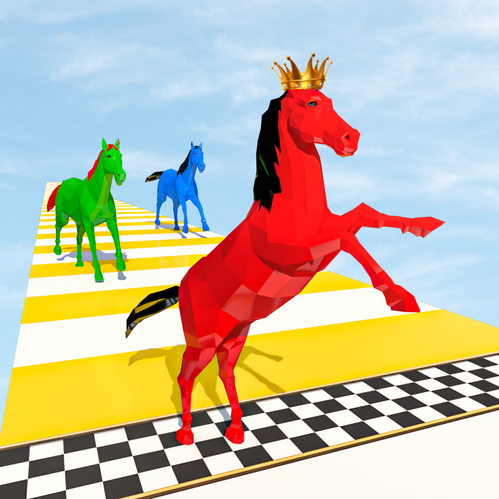 ArtStation - Horse Run Colours: Fun Race 3D Games
