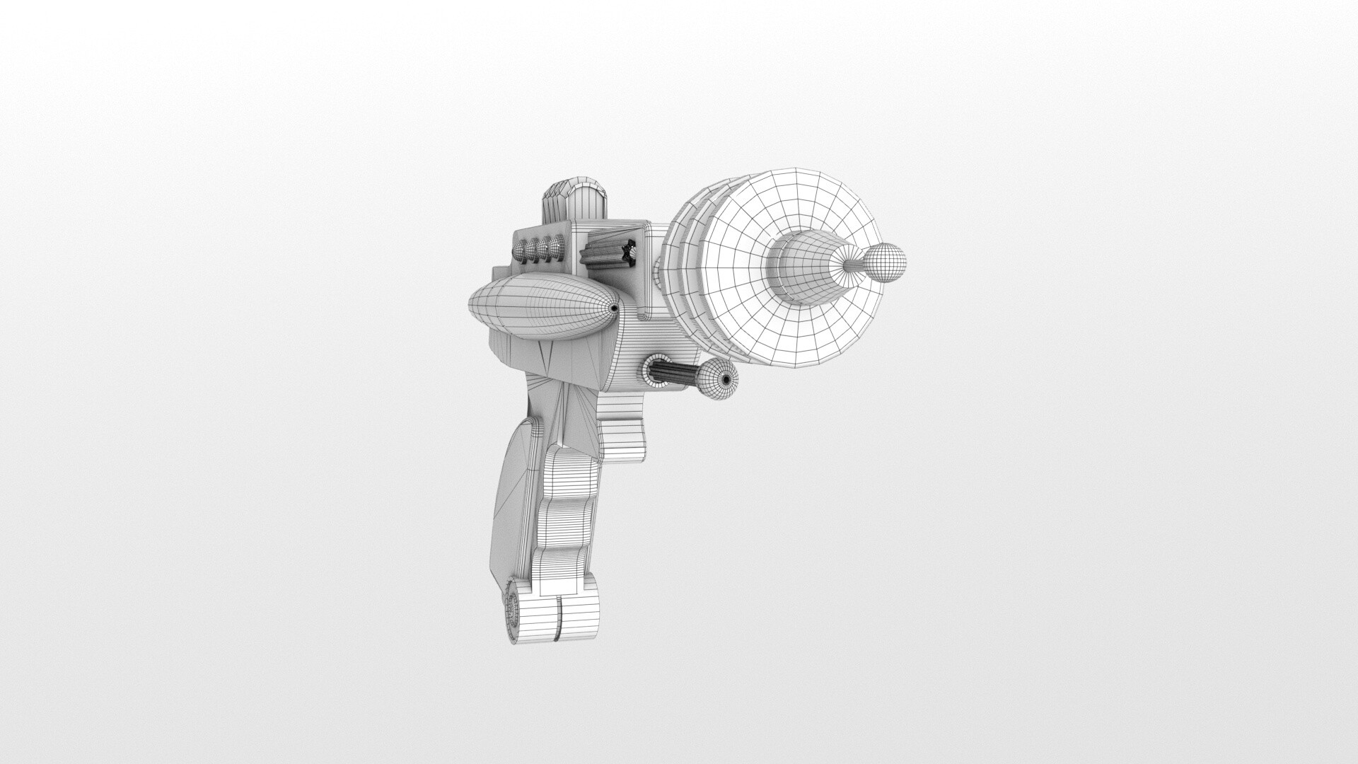 ArtStation - Space gun modelling