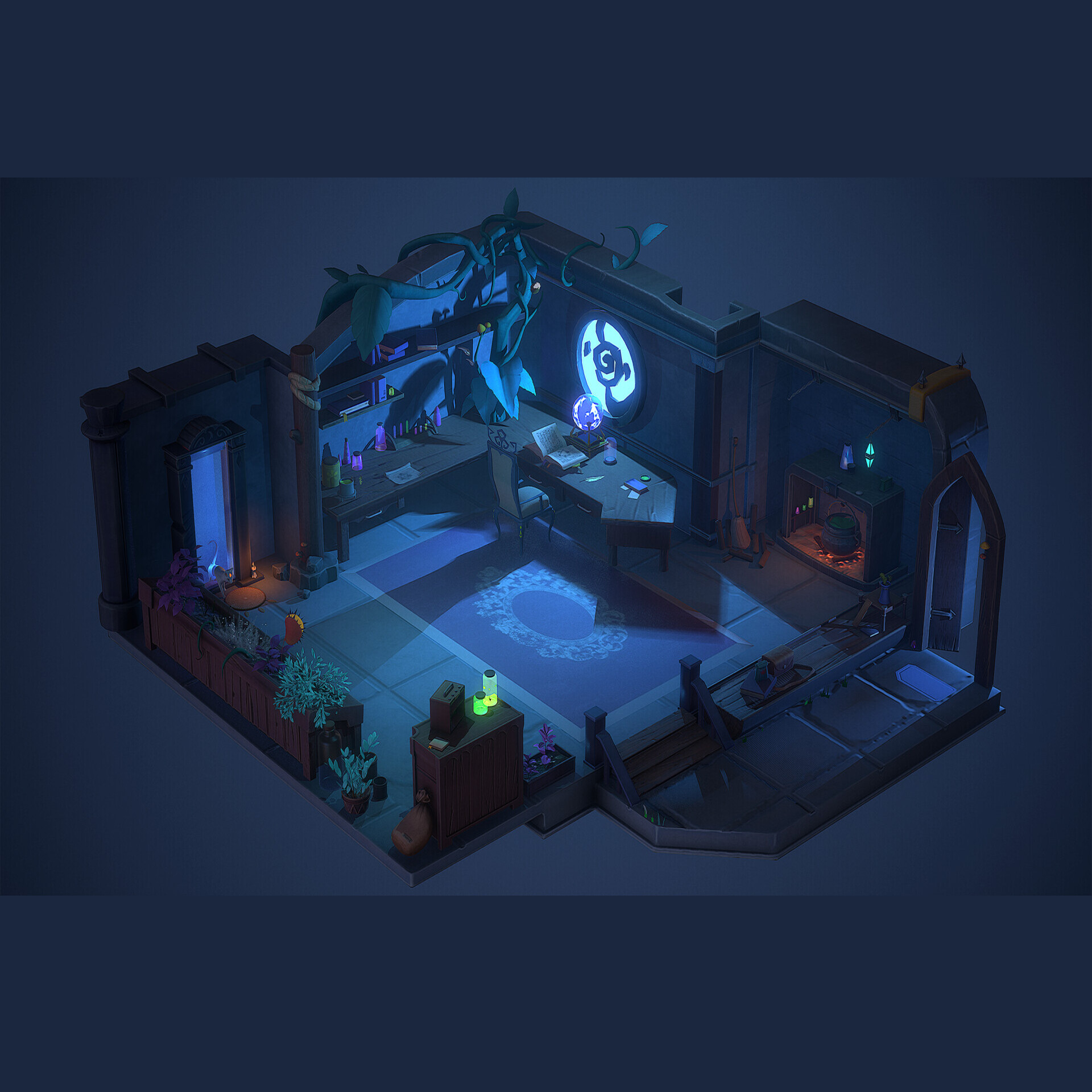 ArtStation - Stylized Environment Room #2