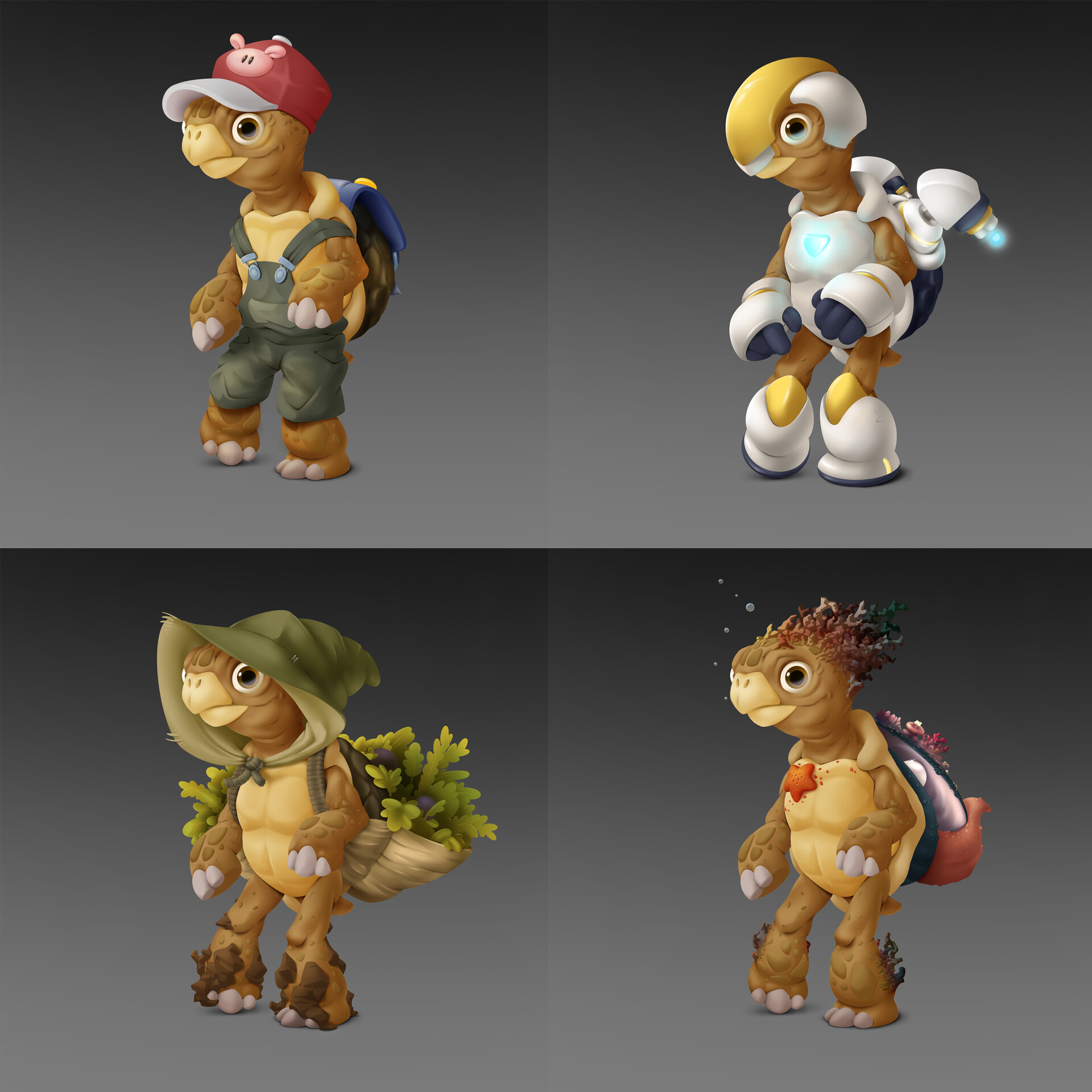 ArtStation - Turtle Character Concept
