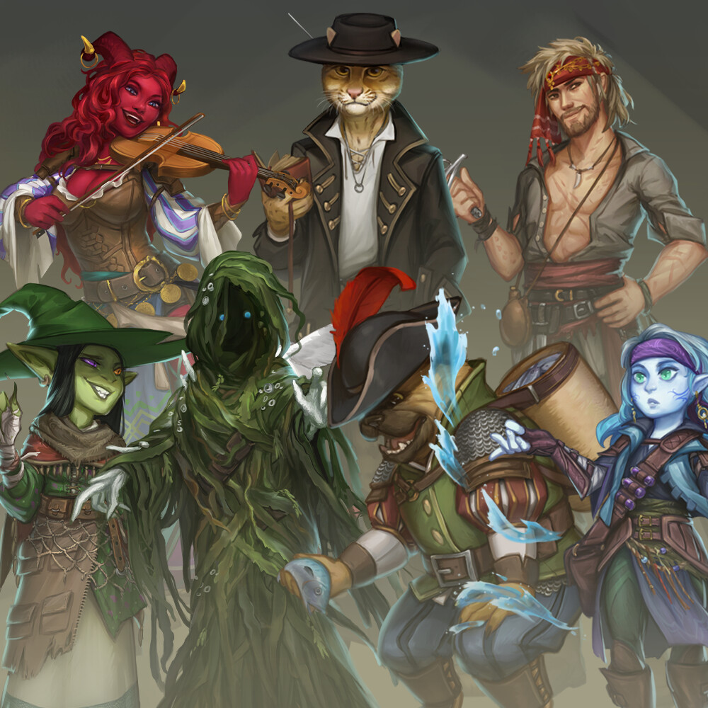 ArtStation - Pathfinder group portrait