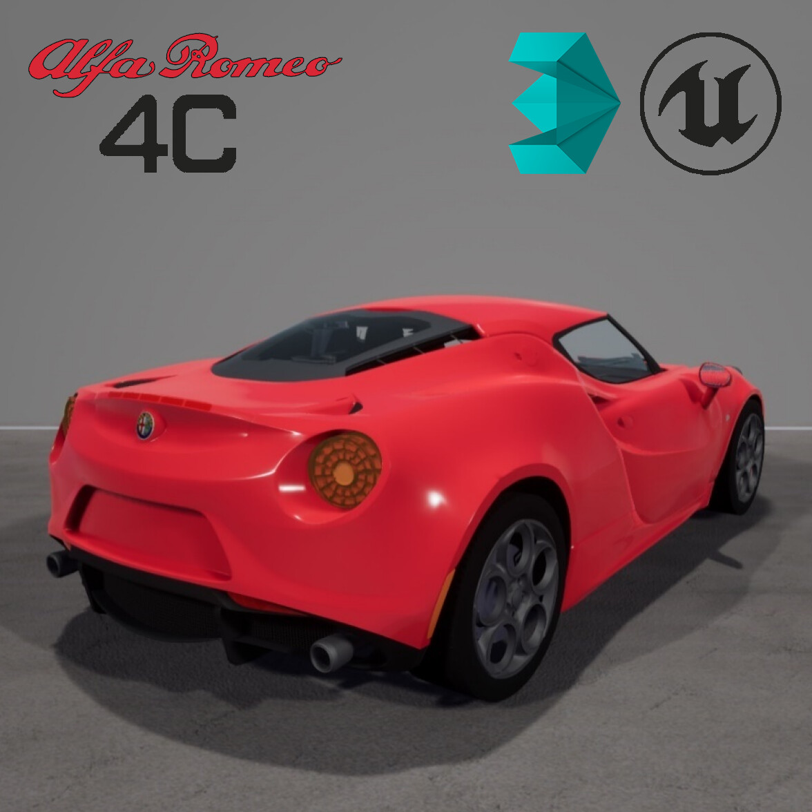 ArtStation - Alfa Romeo 4C