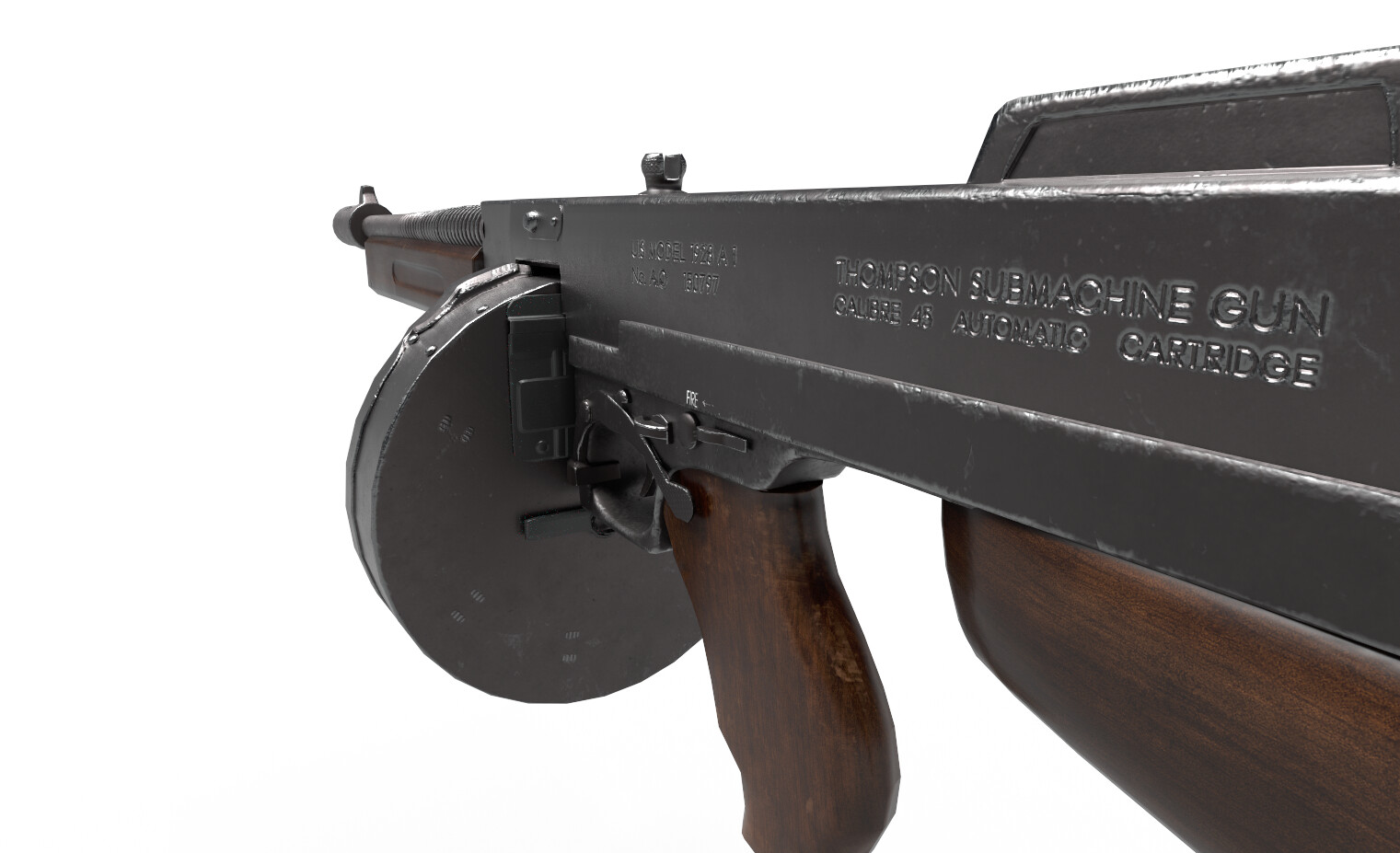 ArtStation - All American Tommy Gun