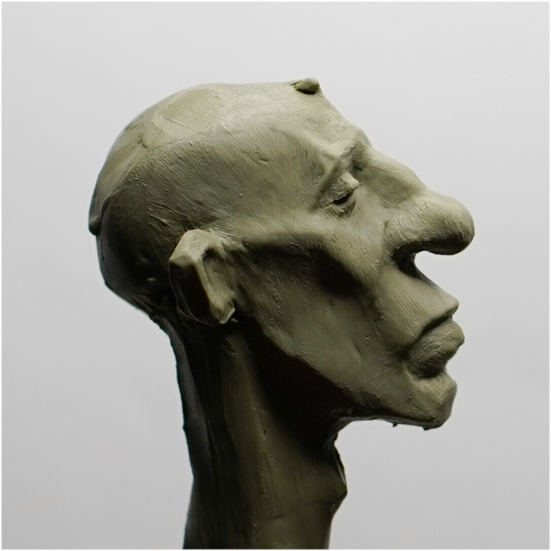 ArtStation - hope for hair clay sketch (2021)