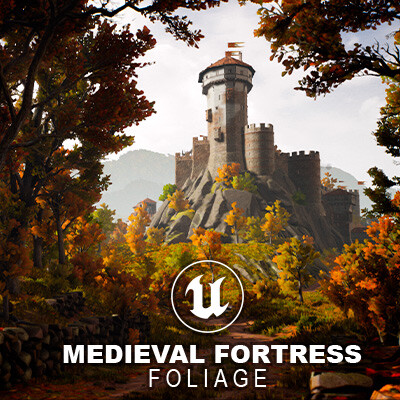 ArtStation - Medieval Fortress - Forest level