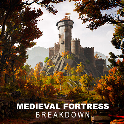 ArtStation - Medieval fortress - Asset breakdown