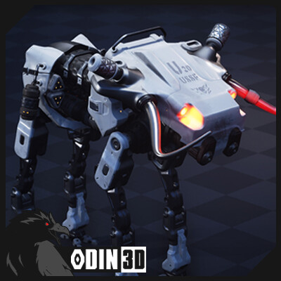 ArtStation - O3D | SCI FI BULL MECH | DSPAZIO