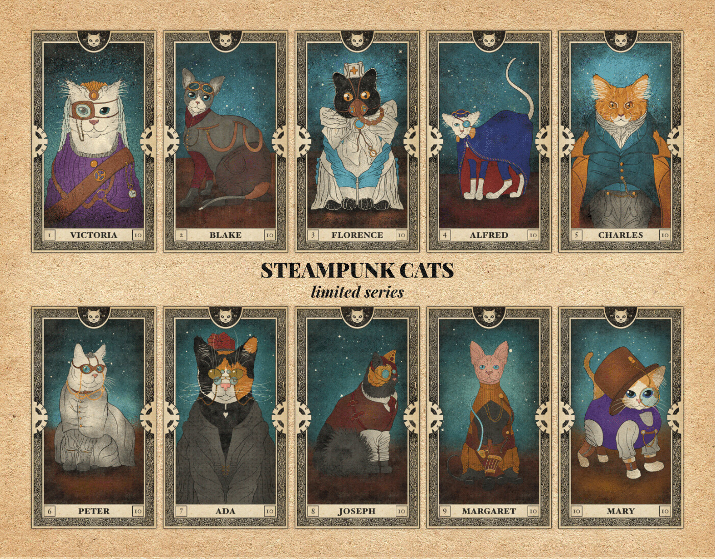 ArtStation - Steampunk Cats