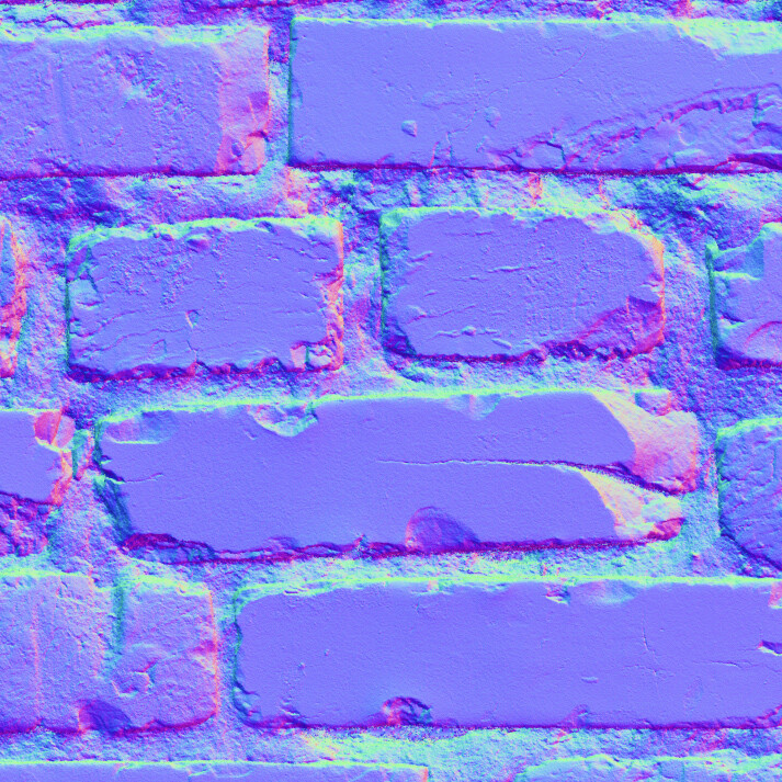 ArtStation - Interesting Normals #3 - Brick Wall Details