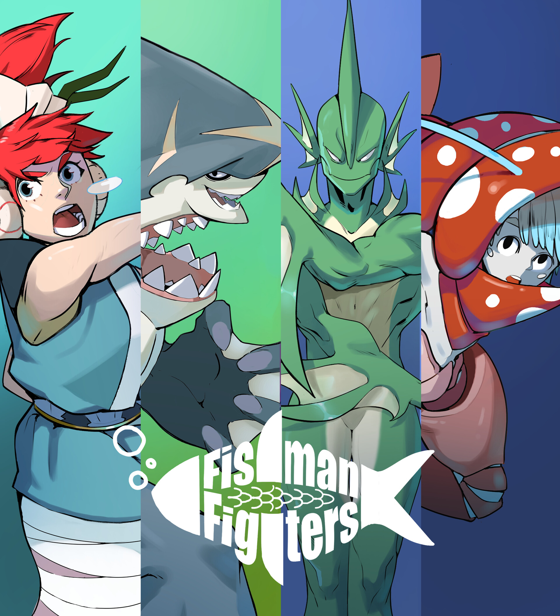 ArtStation - Fishman Fighters