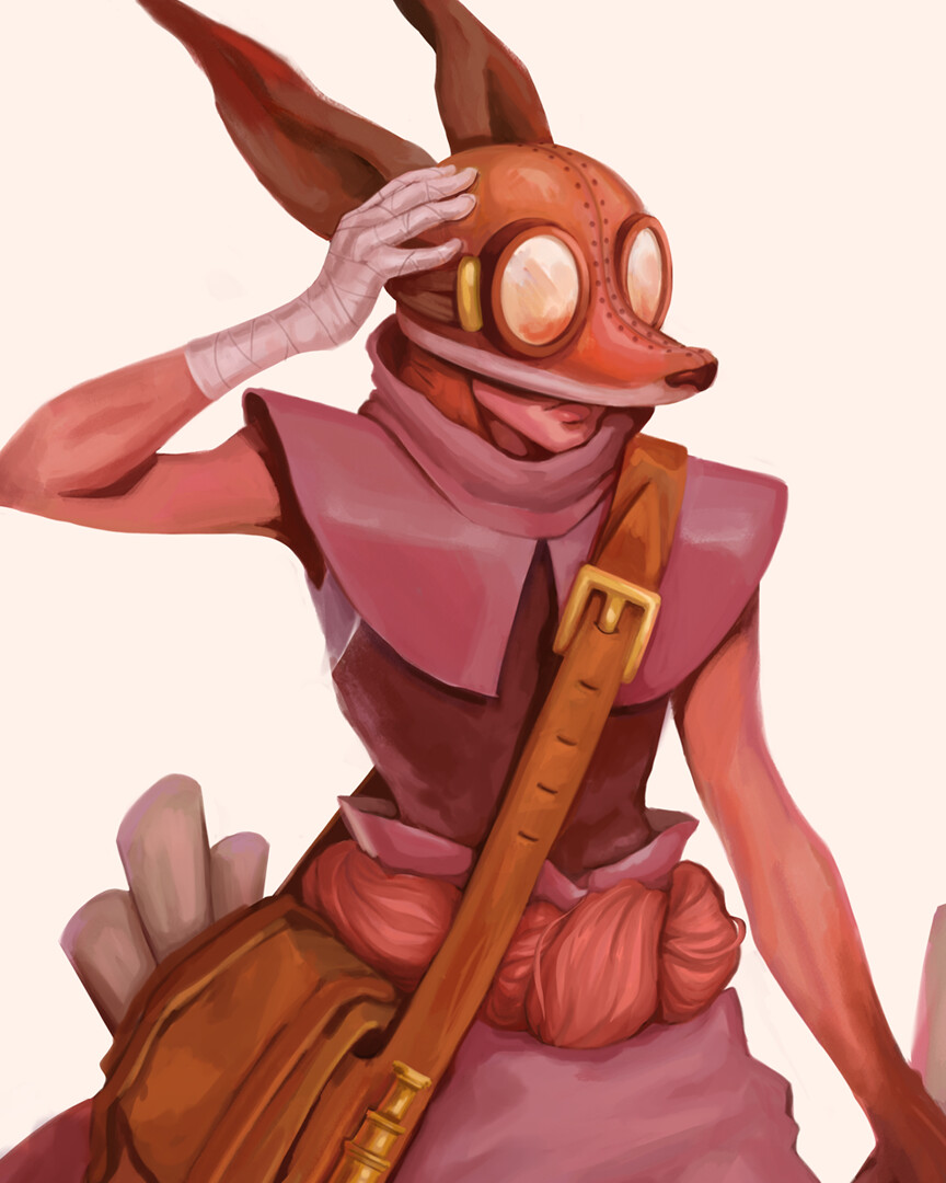 ArtStation - Character Design Challenge: Fox Adventurer