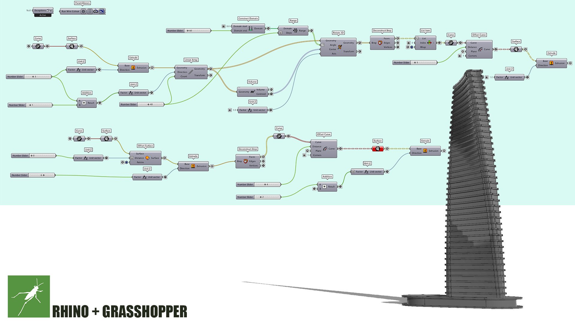 ArtStation - Parametric Twisted Building