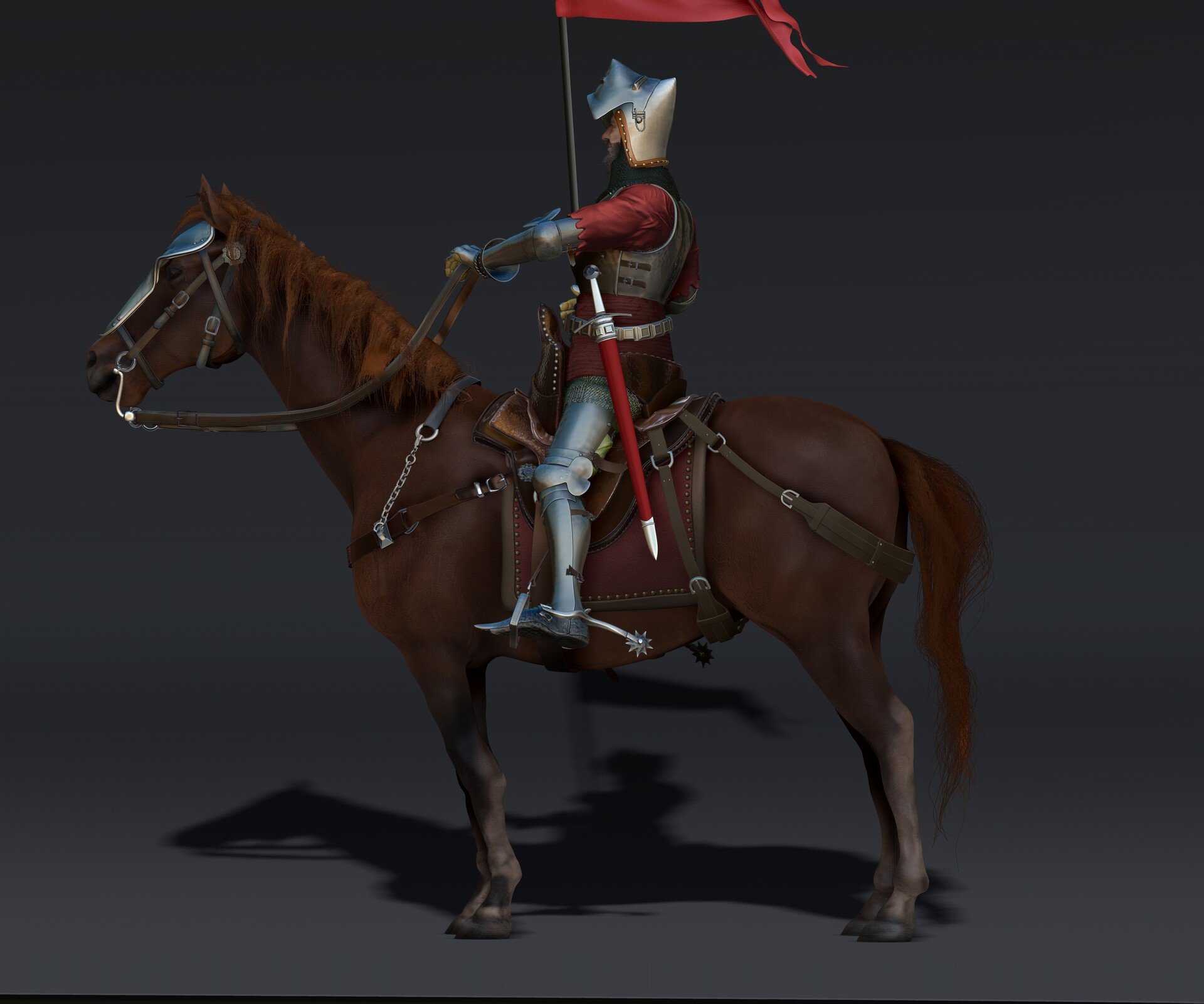 ArtStation - Medieval Knight (around 1400)