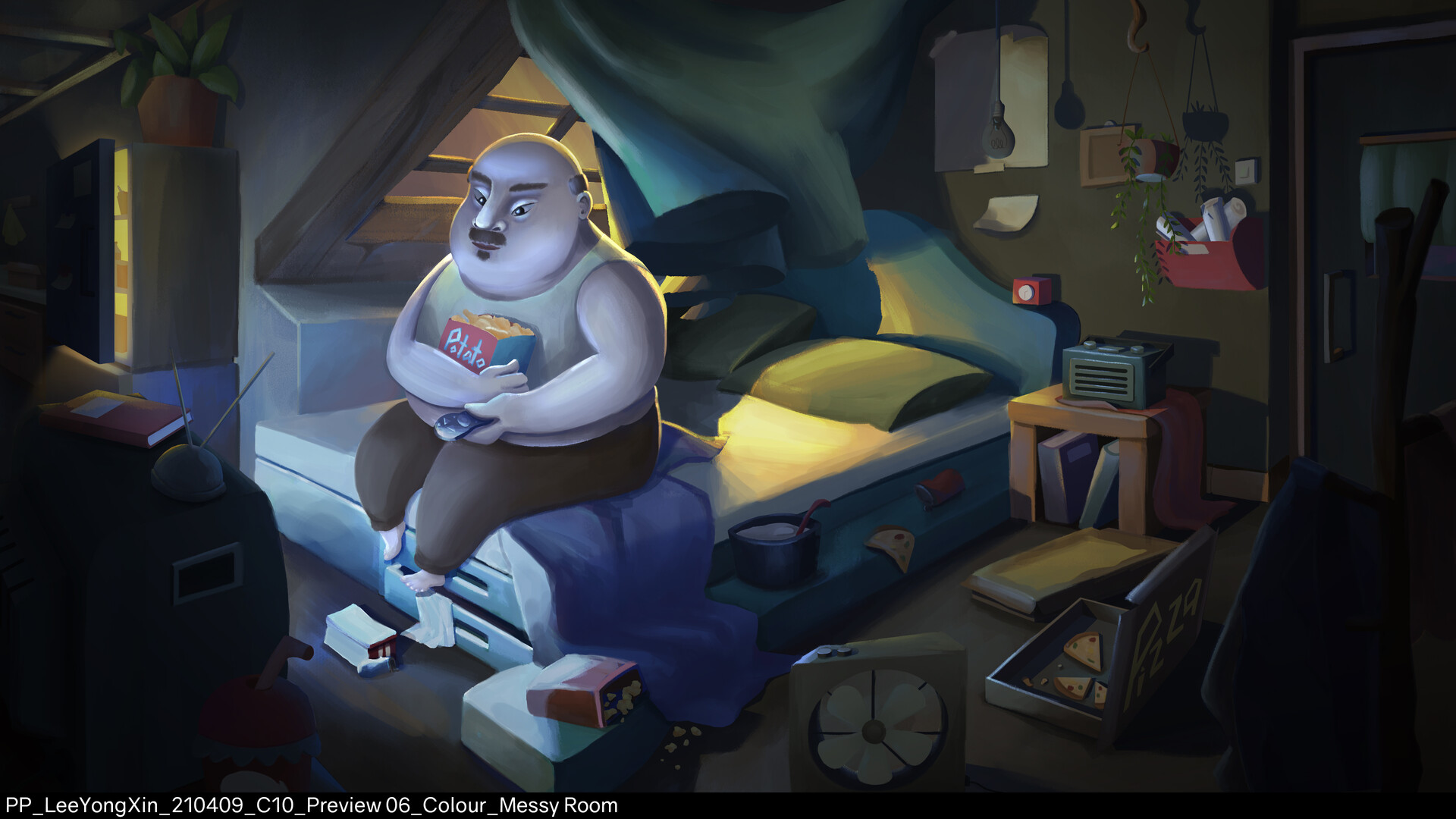 ArtStation - A Messy Room