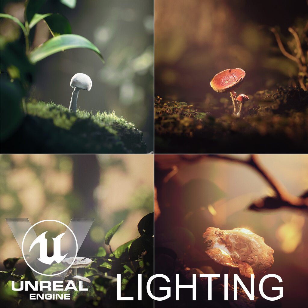 ArtStation - [UE5 - LUMEN] Lighting - Mushrooms