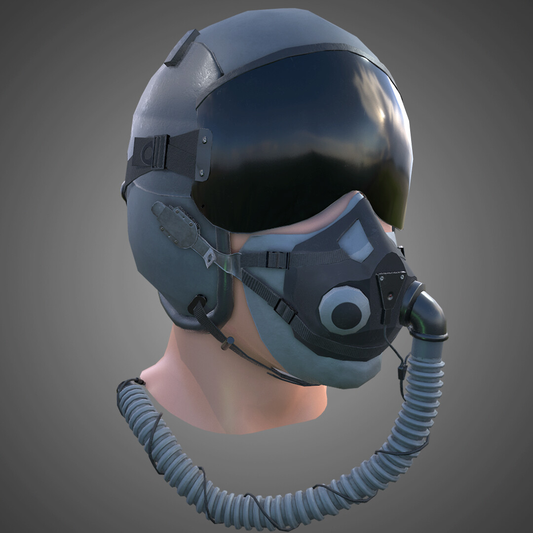 ArtStation - HGU-55 Pilot Helmet, CSEL