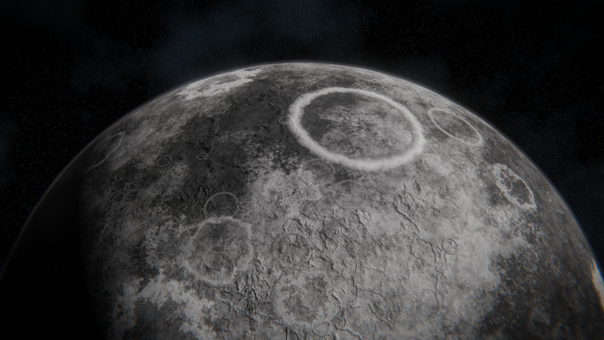 ArtStation - Moonlike Planet