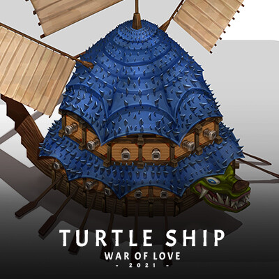 ArtStation - Turtle Ship