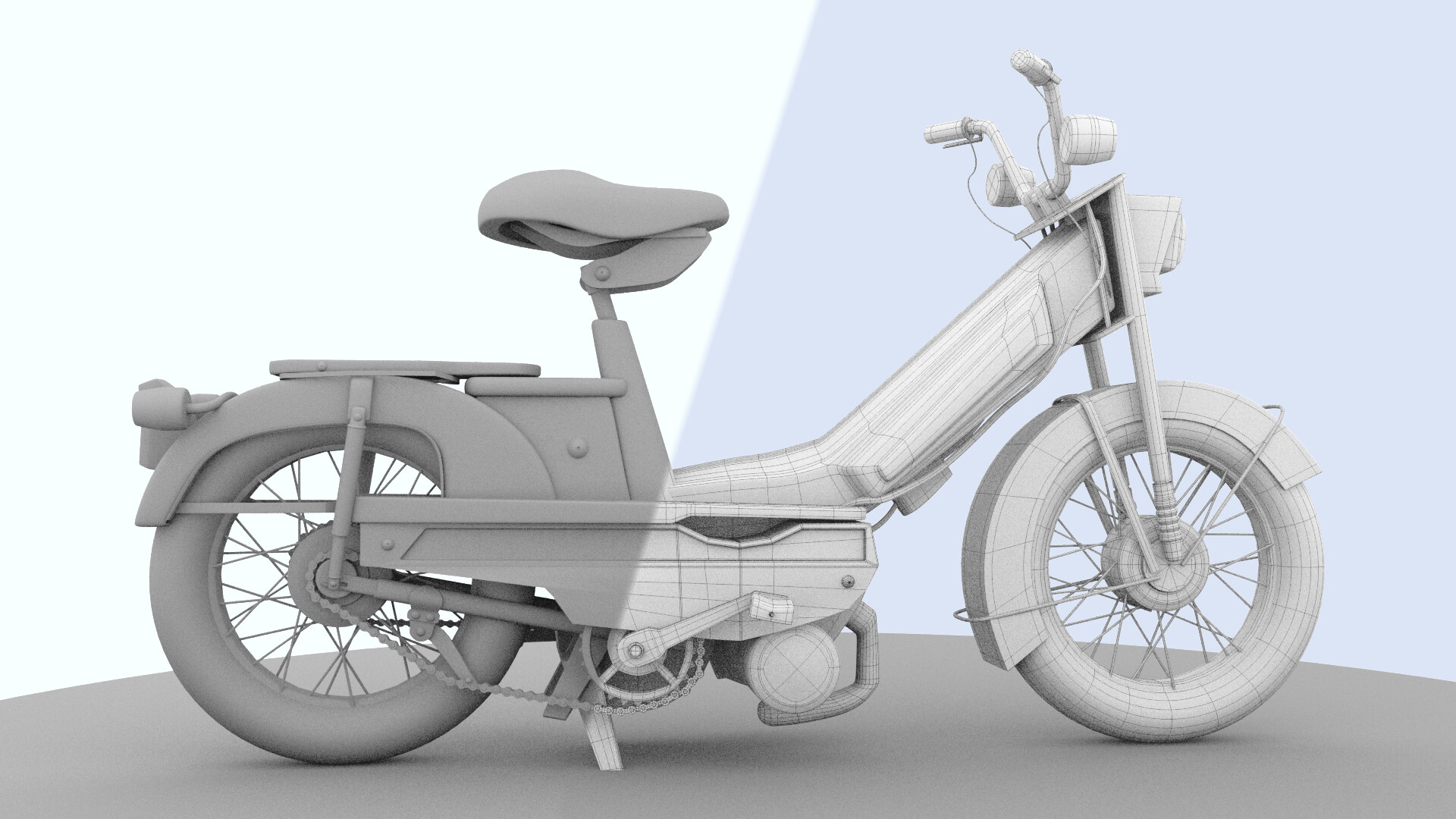 ArtStation - MOTORCYCLE - PROPS MODELING