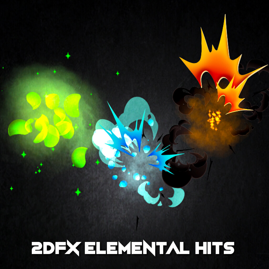 ArtStation - The 2DFX Elemental Hits