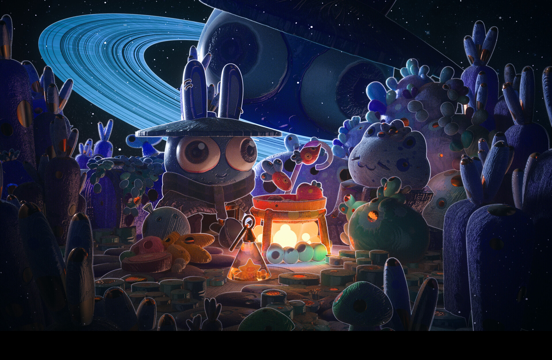 ArtStation - Mushroom Eared Rabbit