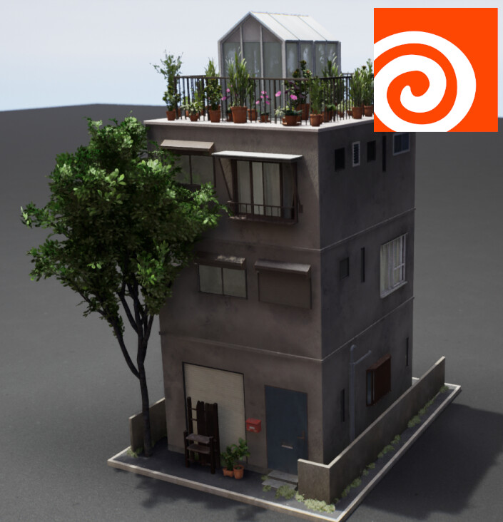 ArtStation - House generator (infinite variations)