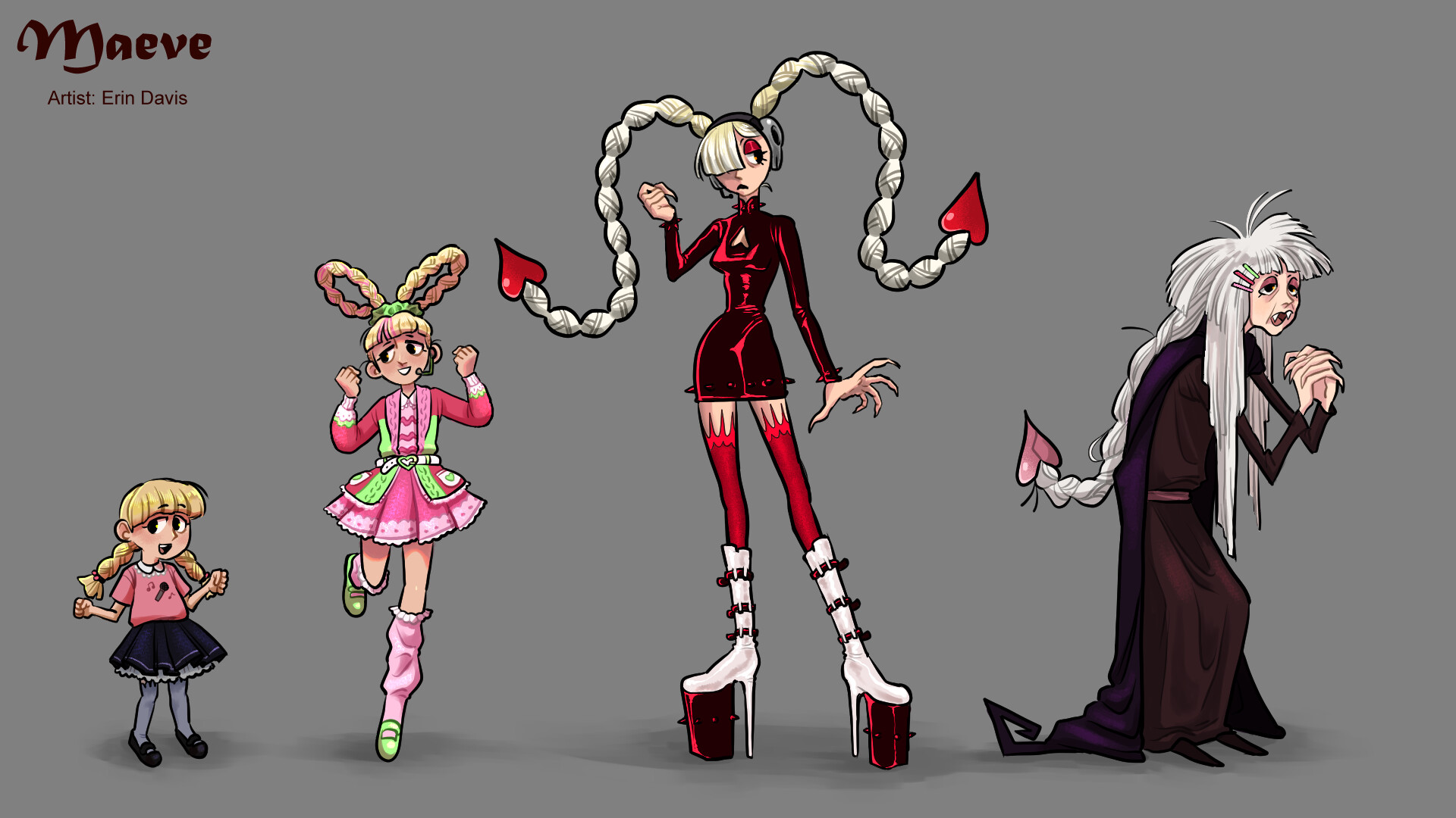 ArtStation - Maeve Character Design Ages