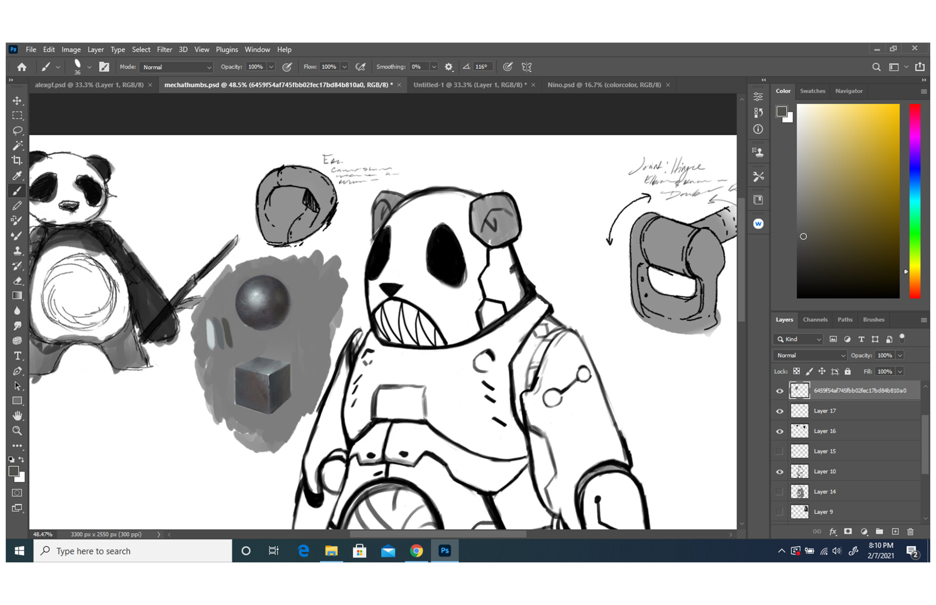 ArtStation - Bamb.00 Panda Mech Suit