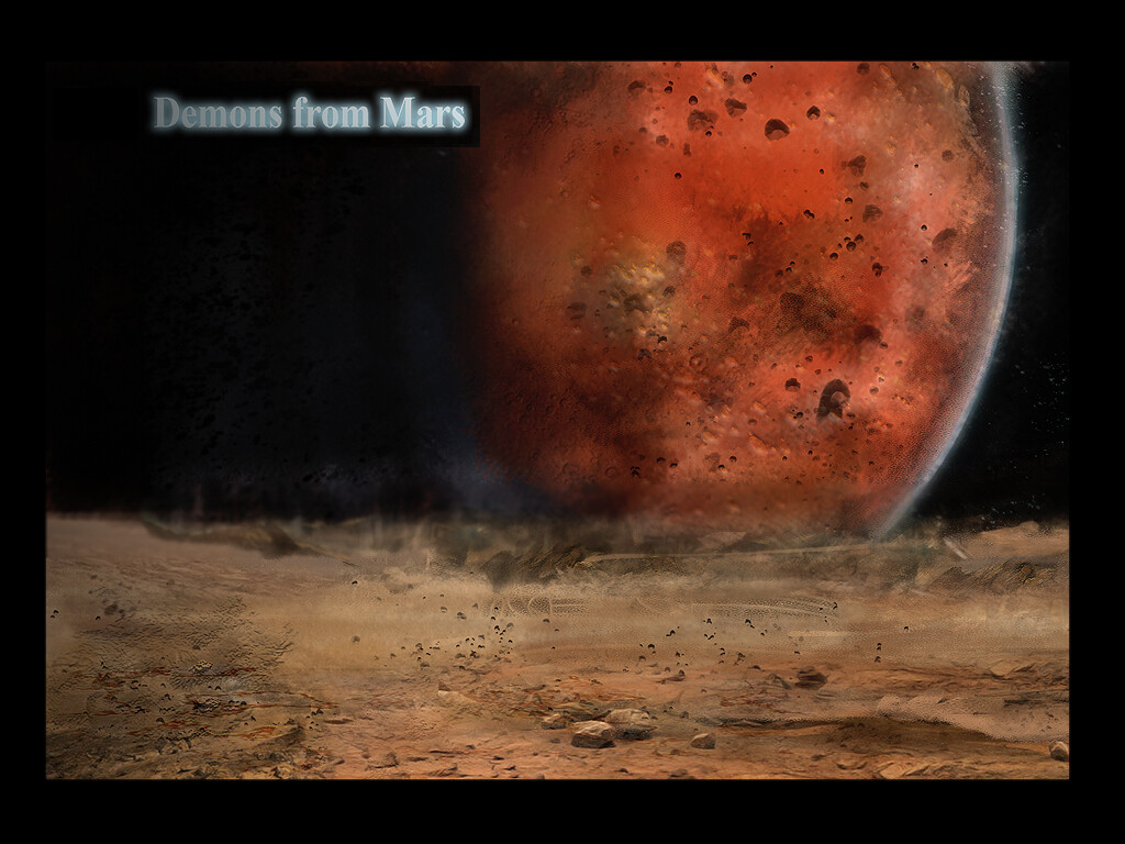 ArtStation - Matte Painting Demons From Mars