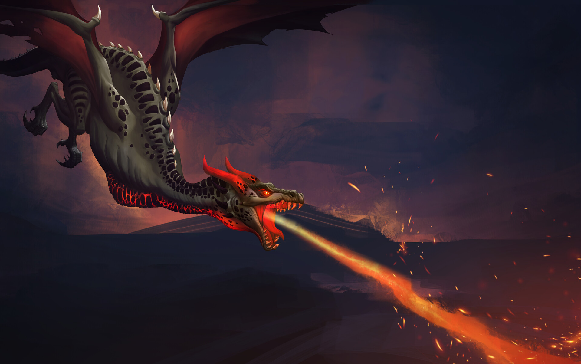 ArtStation - Fire Dragon