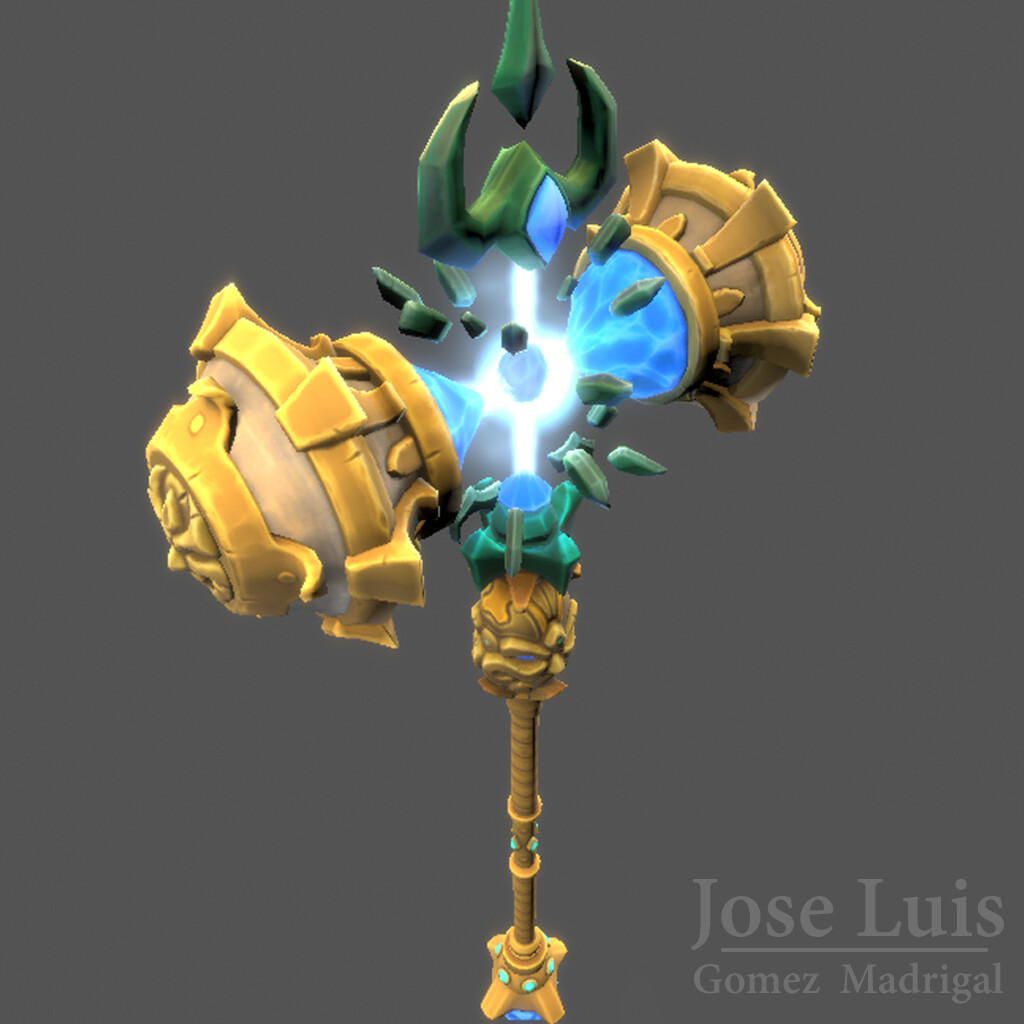 ArtStation - Light Magic War Hammer