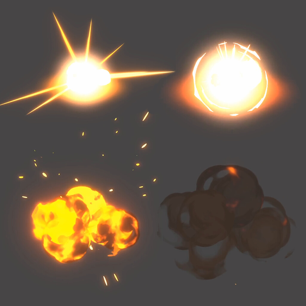 ArtStation - Stylized Explosion VFX