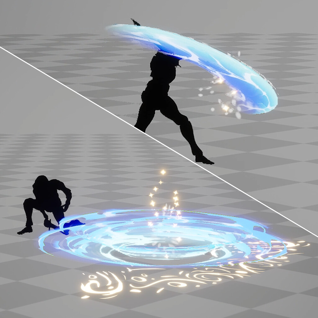 ArtStation - Water attack realtime VFX