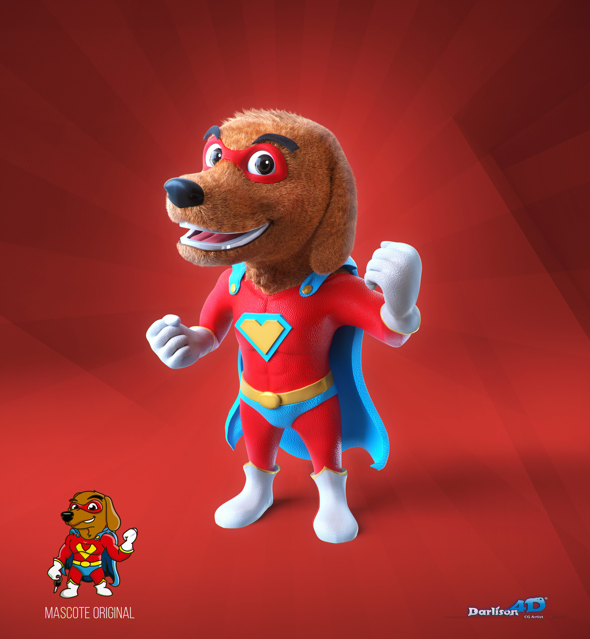 ArtStation - MASCOTE 3D VIDOCA