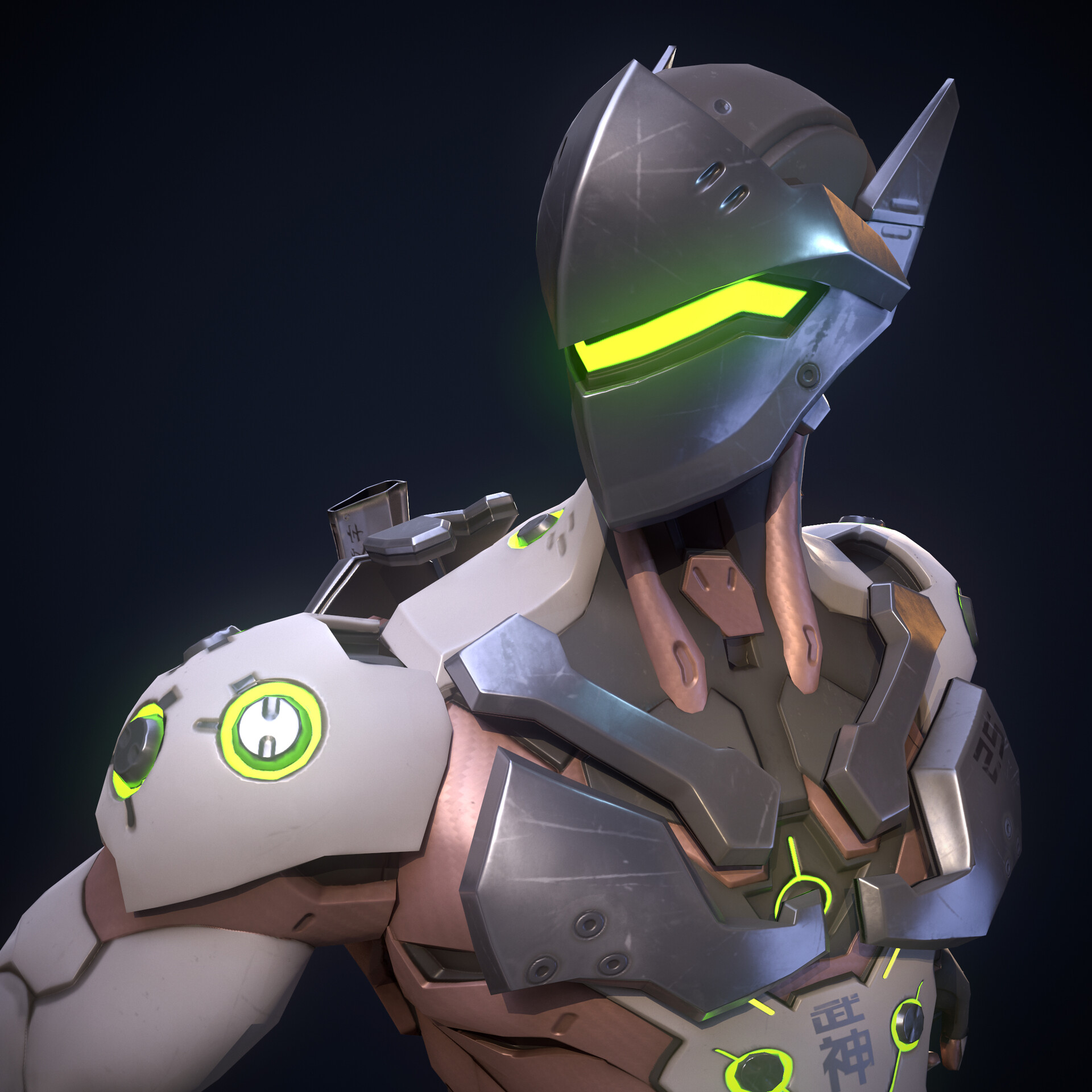ArtStation - Genji fan art