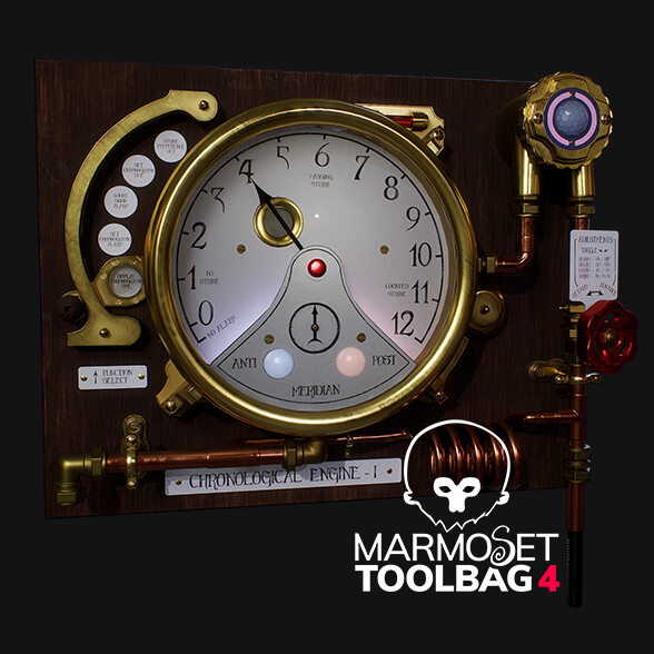 ArtStation - Chronological Engine - Real Time Hero Prop