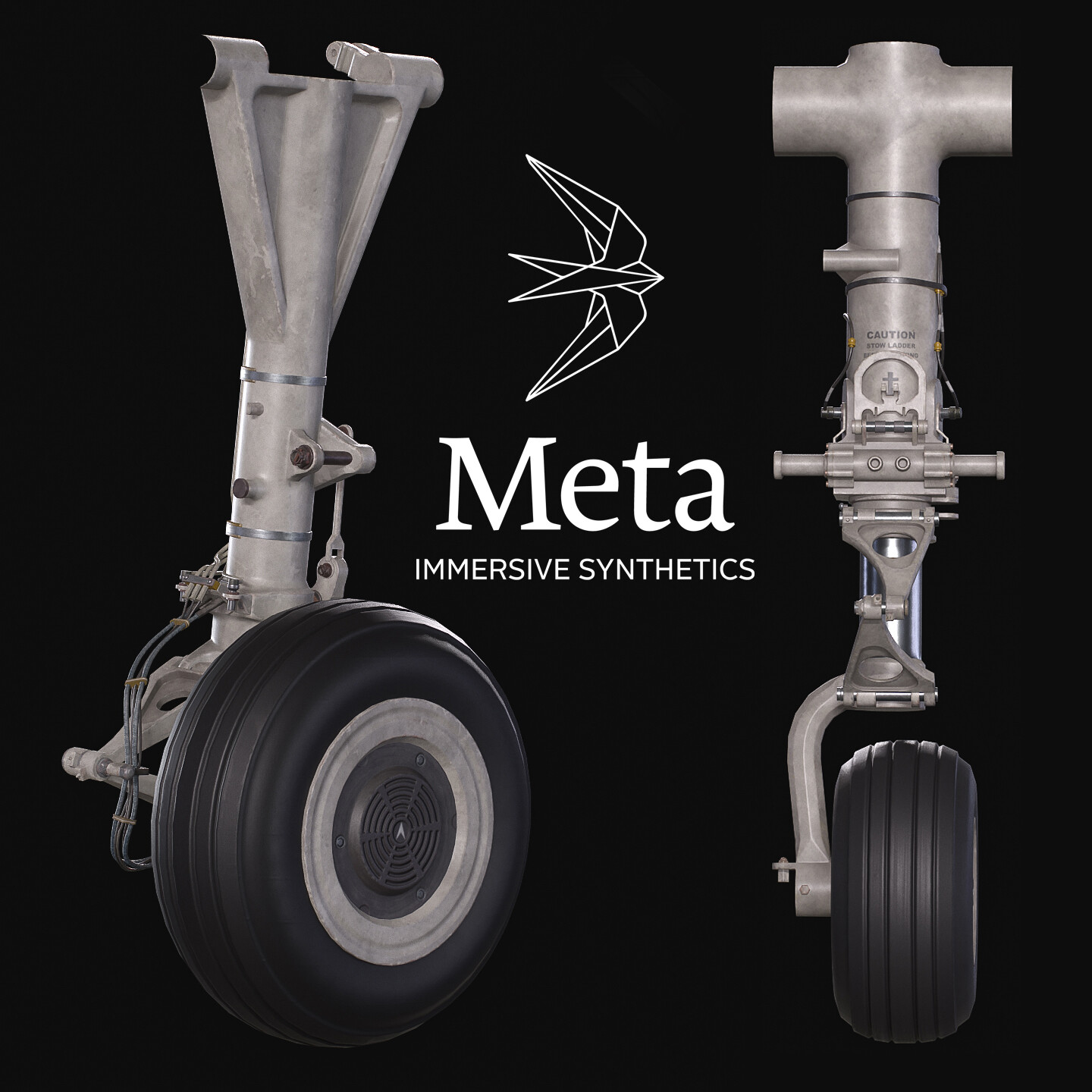 ArtStation - Eurofighter landing gear