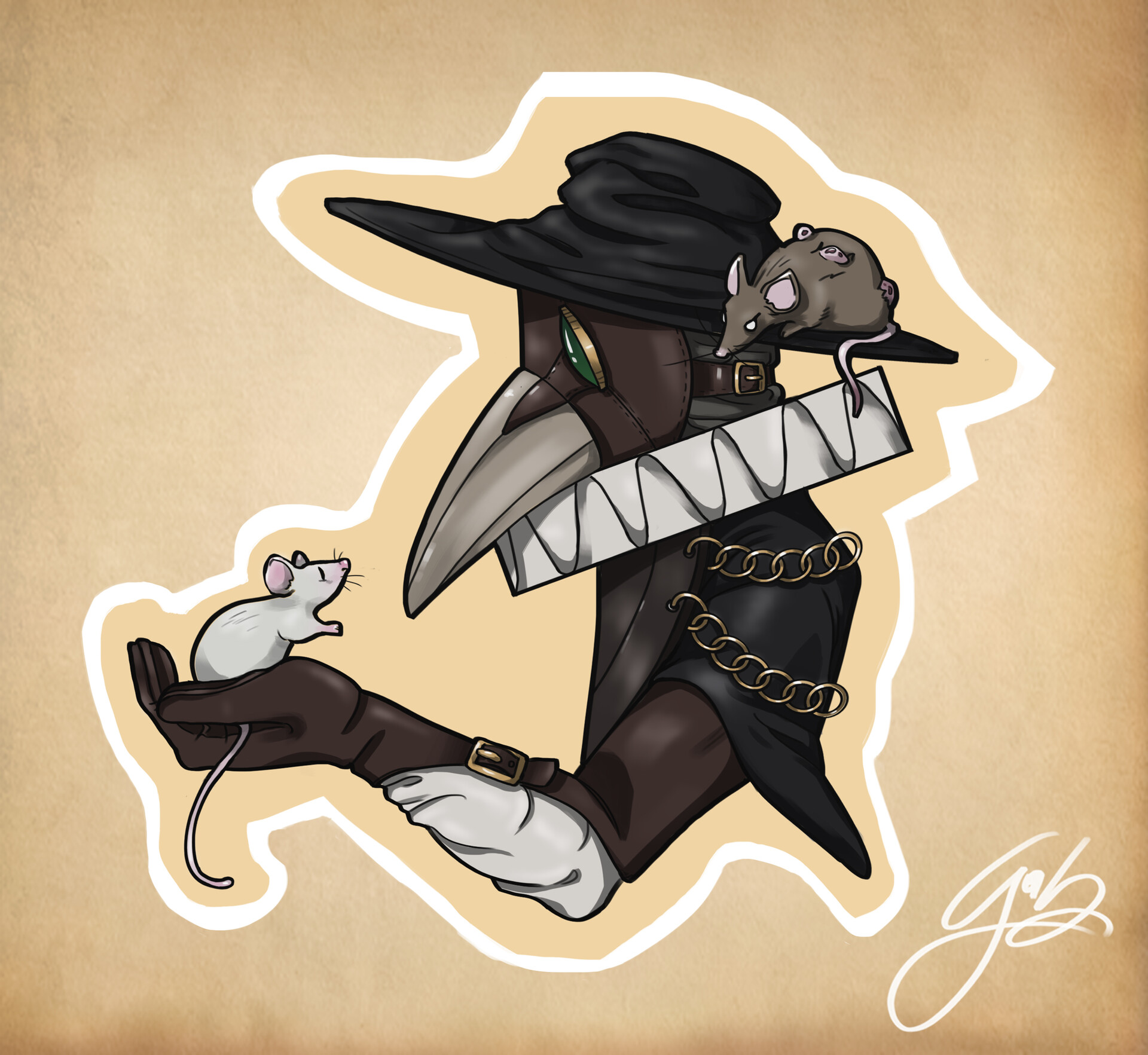ArtStation - Plague Doctor Stickers