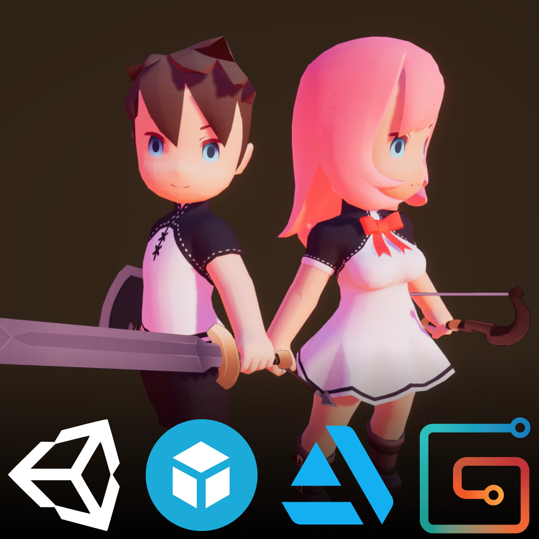 ArtStation - Chibi Heroes Pack + Basemesh