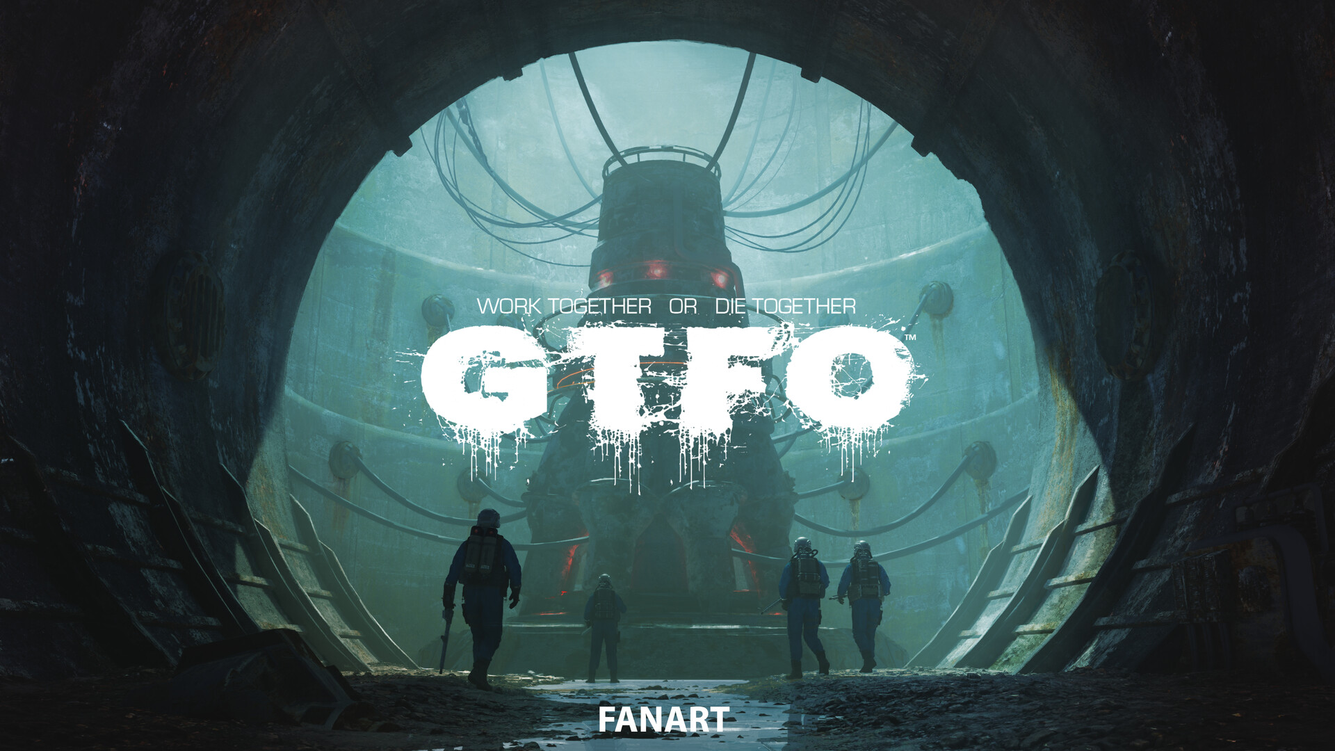 ArtStation - GTFO Mood FanArt practice 1