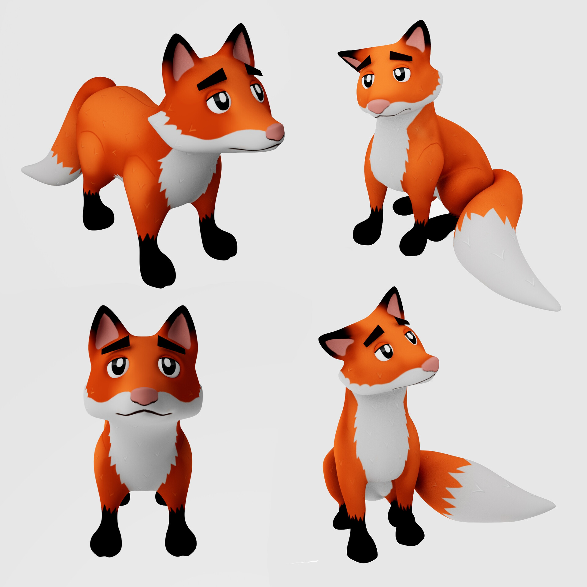 ArtStation - Sad Fox