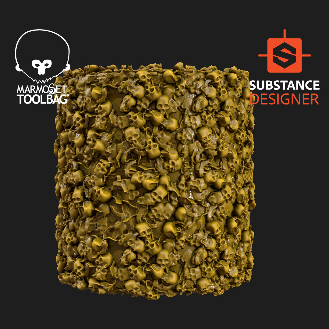 ArtStation - Skull pile