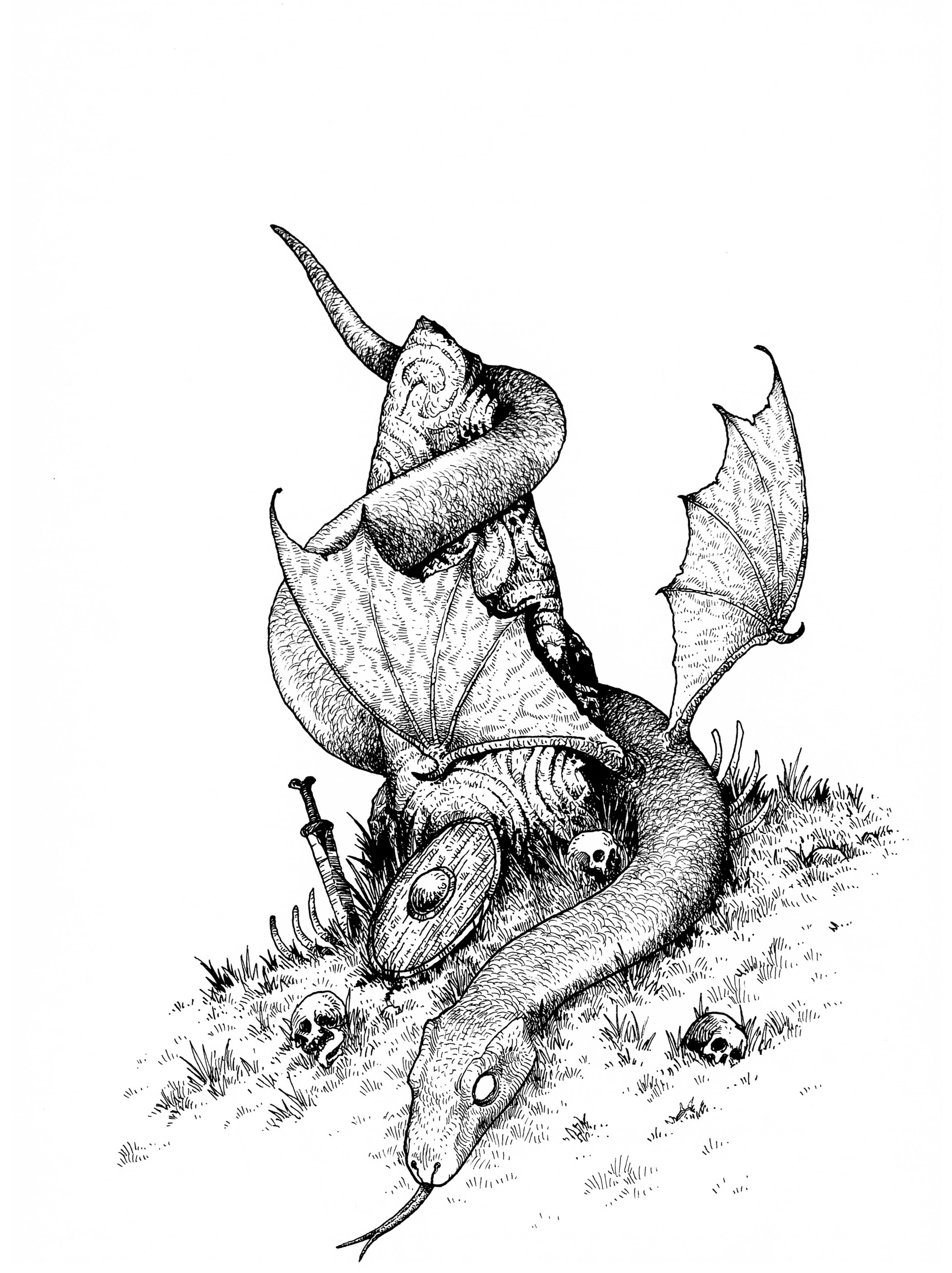 ArtStation - Drawing October: Spanish Mythology