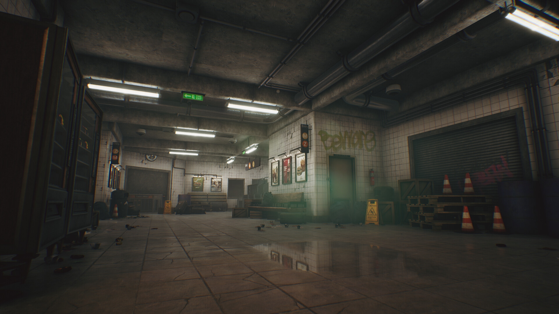 ArtStation - Subway Environment Scene