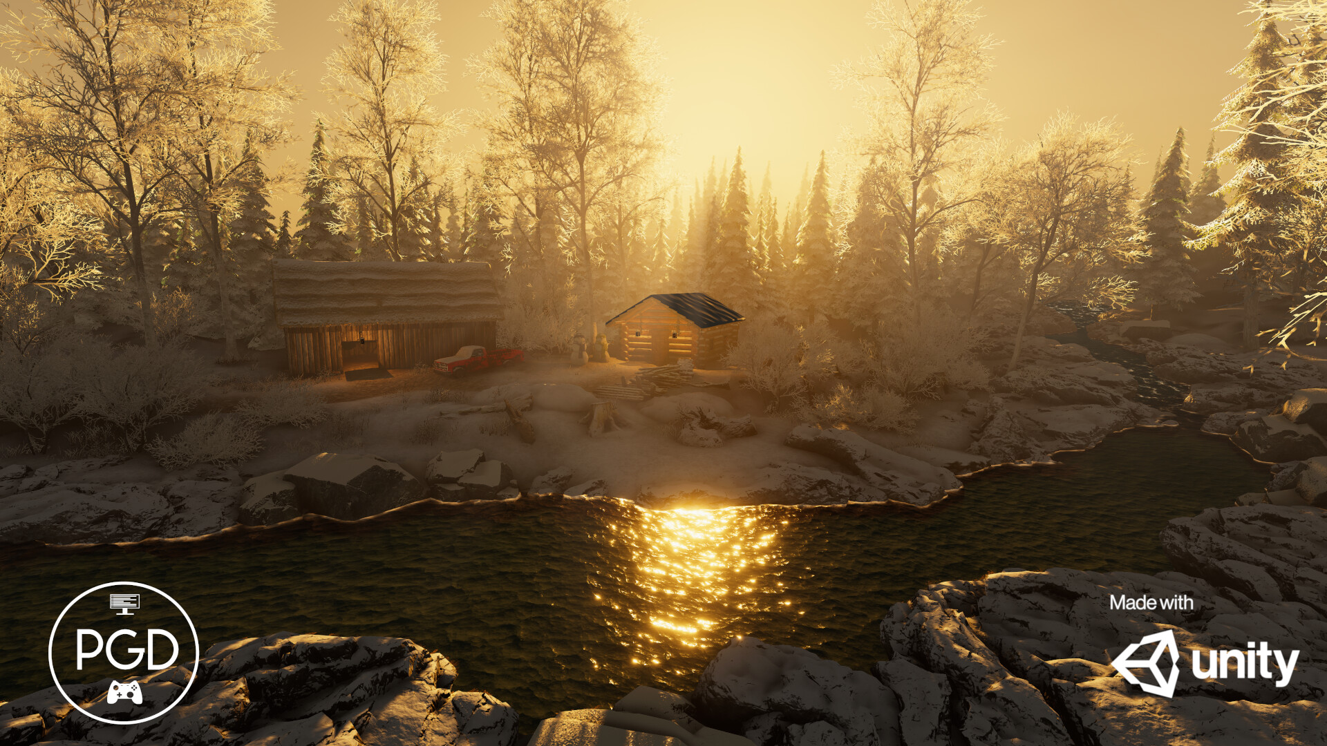 ArtStation - Forest Winter Wonderland